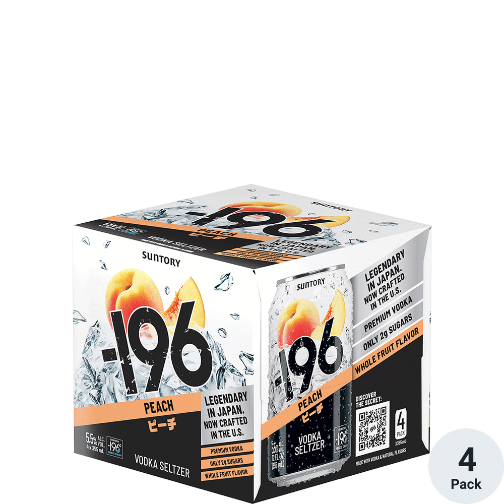 -196 Peach Vodka Seltzer | Total Wine & More