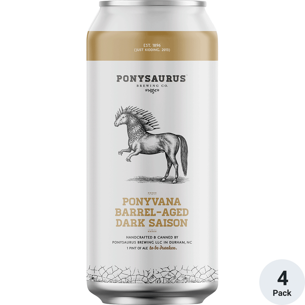 Ponysaurus Ponyvana Barrel-Aged Dark Saison | Total Wine & More