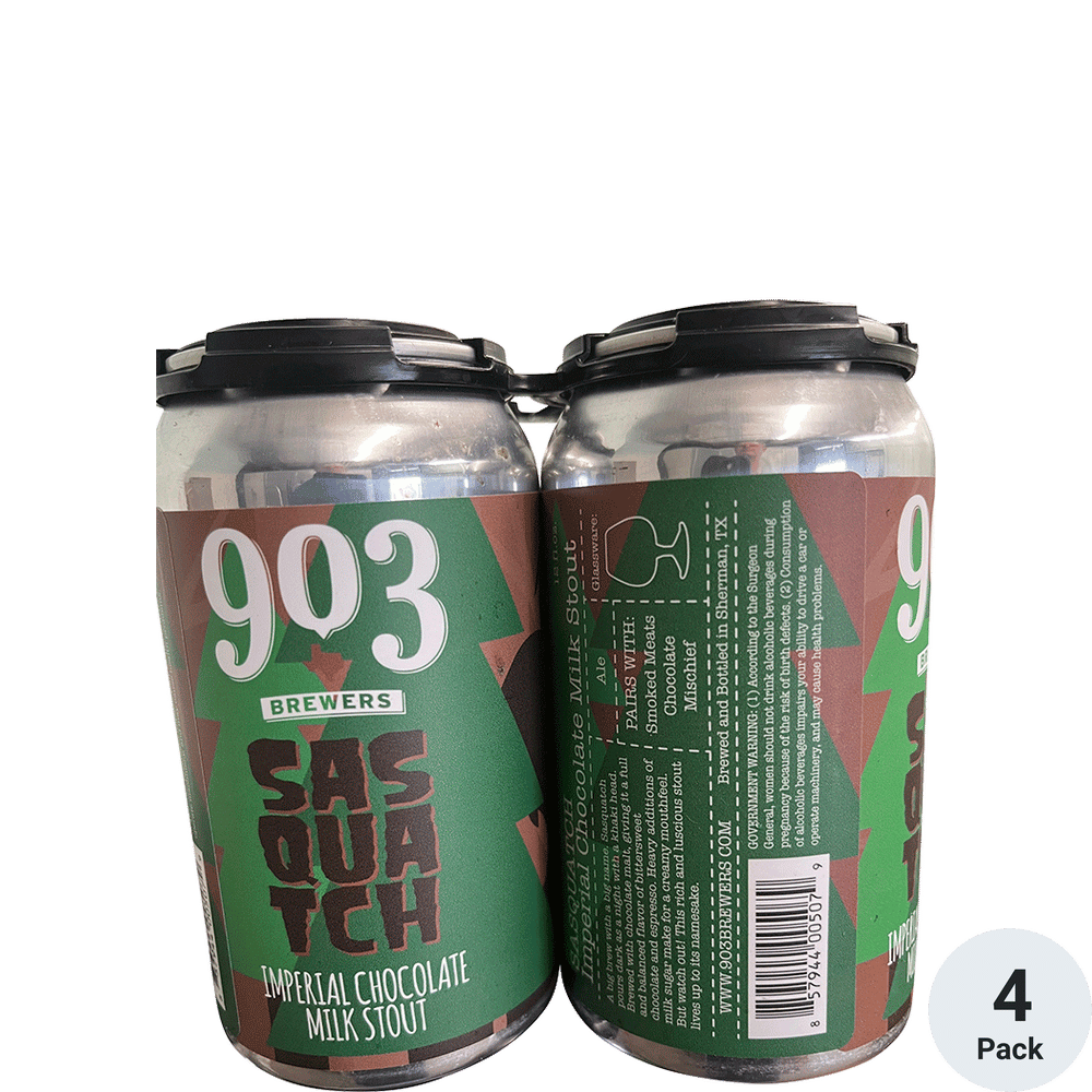 903 Brewers Sasquatch Chocolate Milk Stout Total Wine And More 