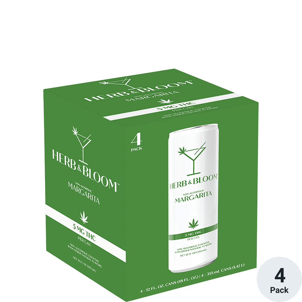 Herb & Bloom THC 5mg Margarita | Total Wine & More