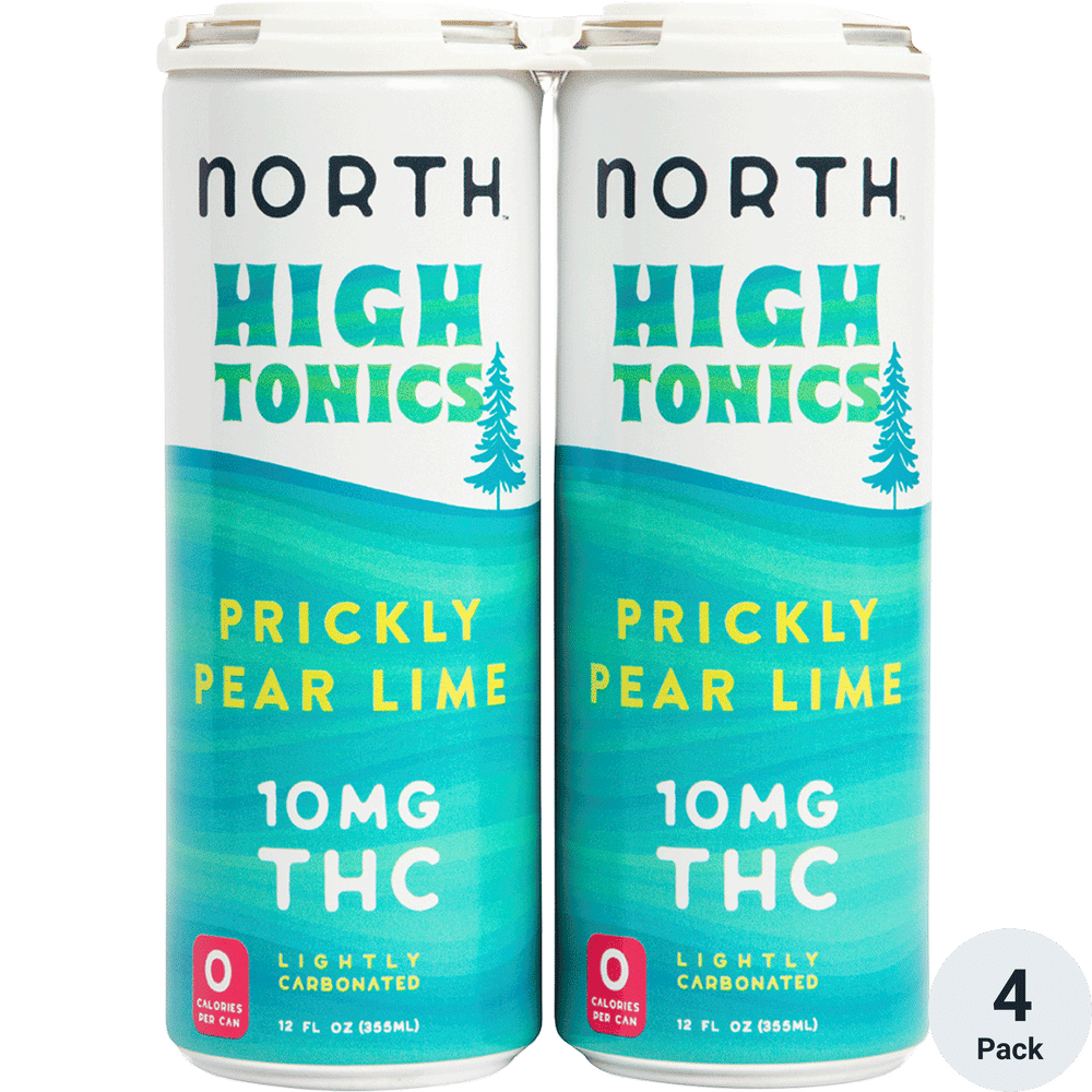 High Tonics THC 10mg Prickly Pear Lime Seltzer | Total Wine & More