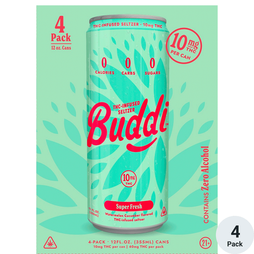 Buddi THC 10mg Super Fresh | Total Wine & More