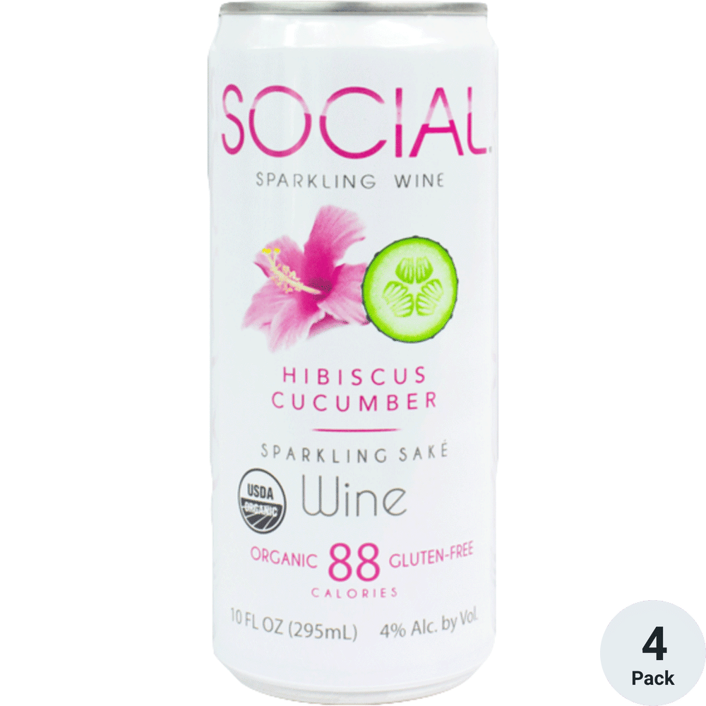 SOCIAL Hibiscus Cucumber Sparkling Wine | Total Wine & More SOCIAL Hibiscus Cucumber Sparkling Wine | Total Wine & More