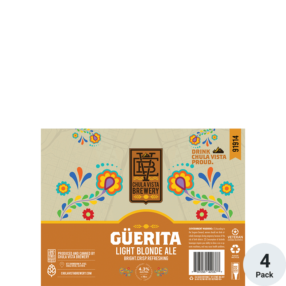 Chula Vista Guerita Blonde Ale | Total Wine & More