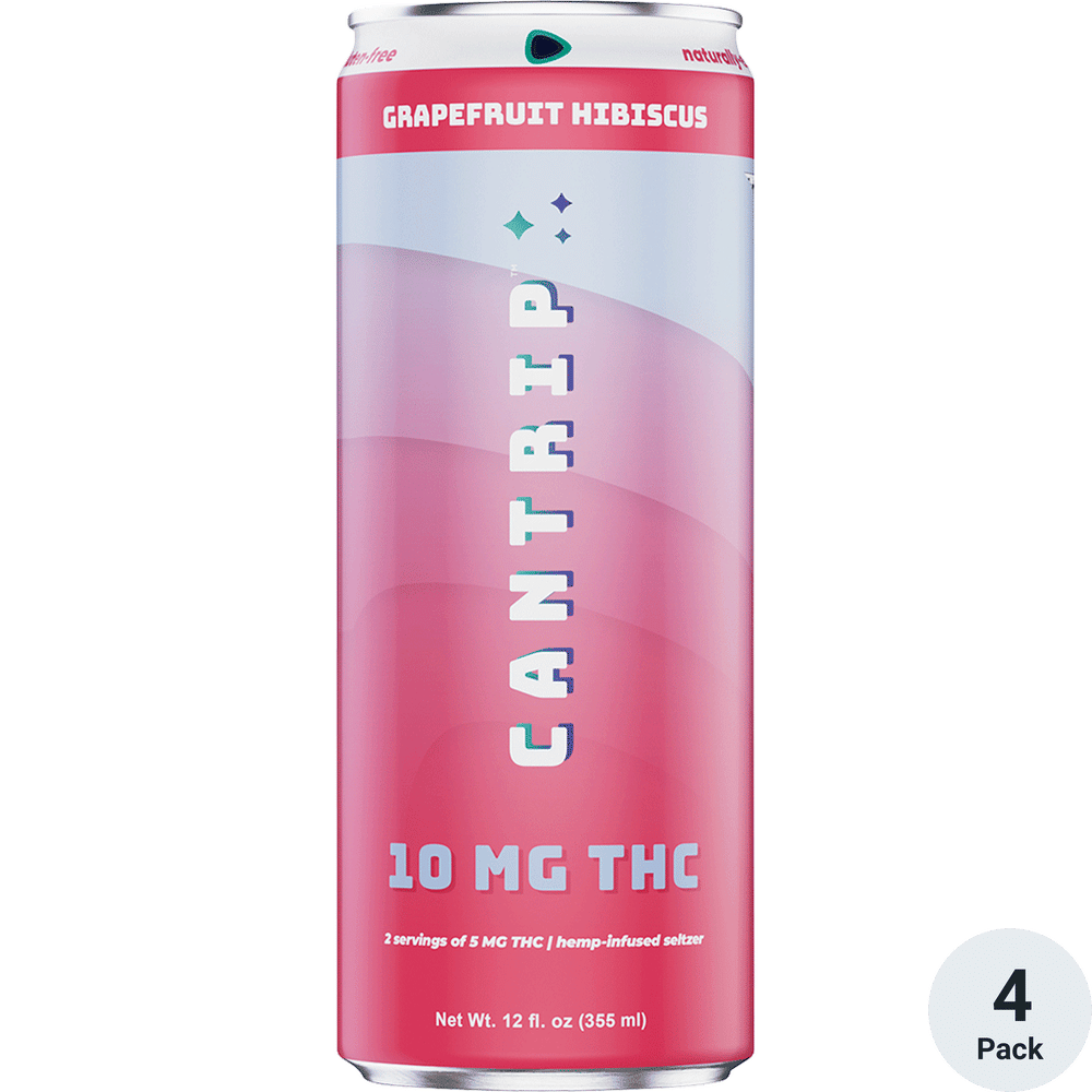 Cantrip THC 10mg Grapefruit Hibiscus | Total Wine & More