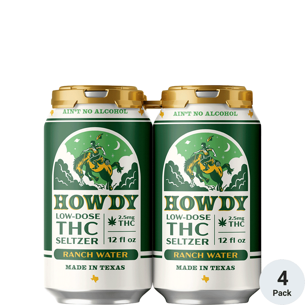 Howdy THC 2.5mg Ranch Water | Total Wine & More