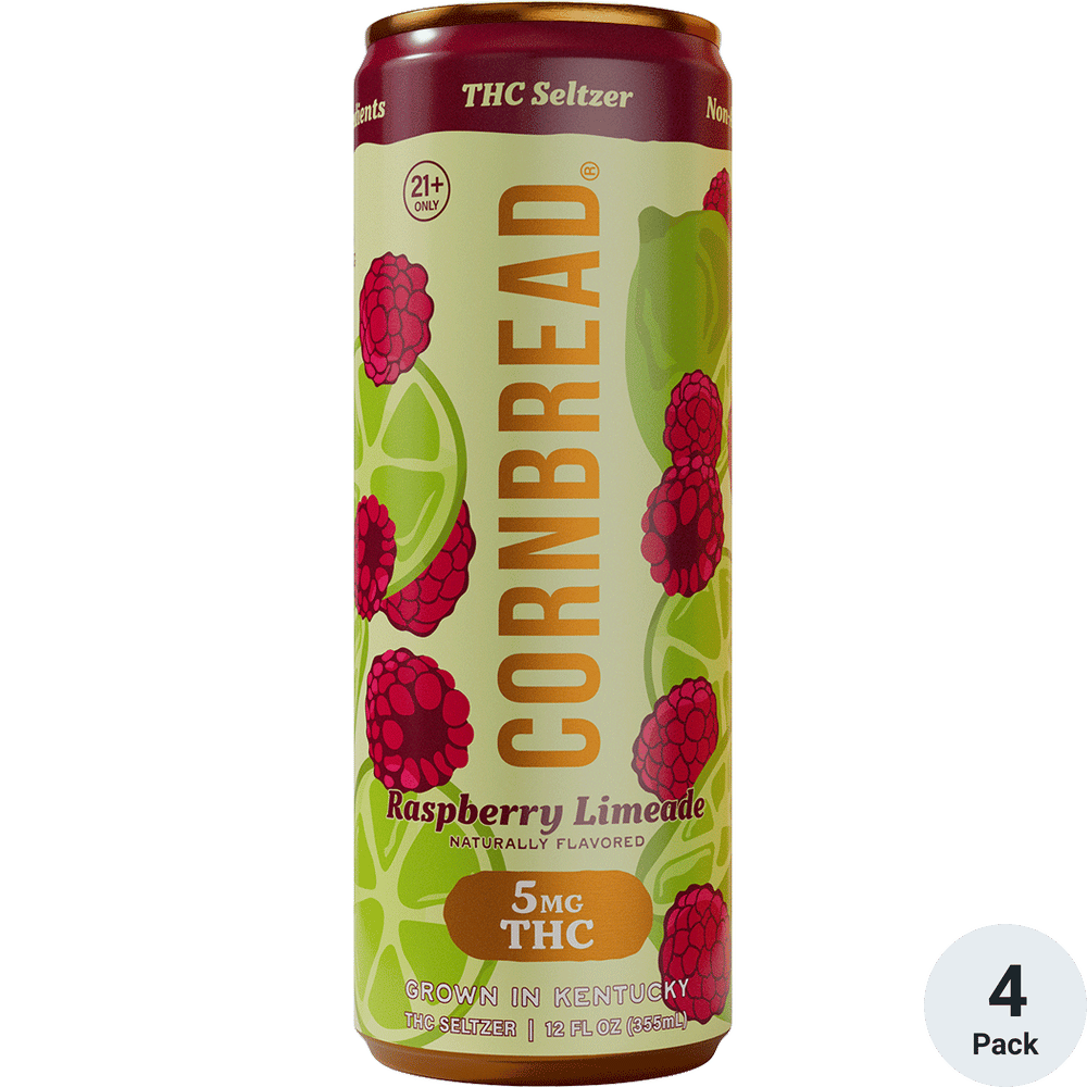 Cornbread THC 5mg Raspberry Limeade | Total Wine & More