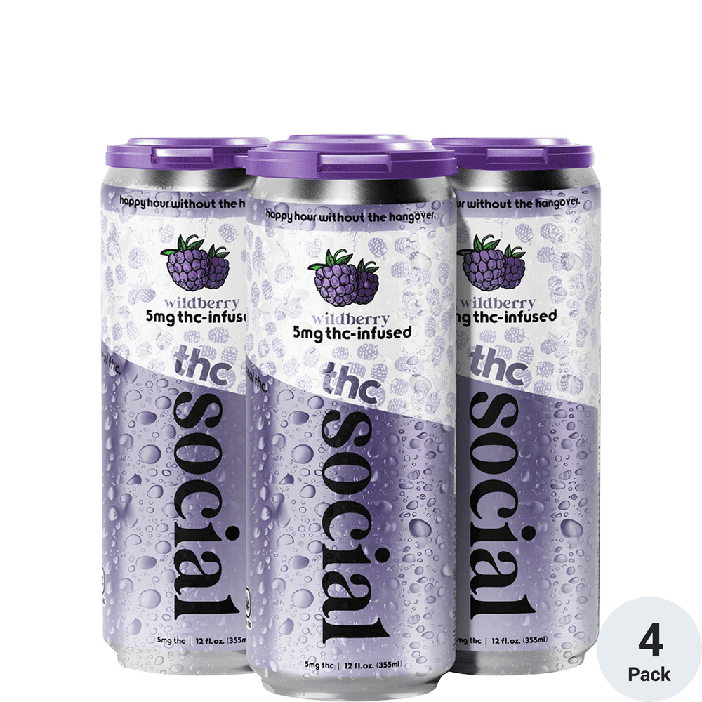 Social THC 5mg Wildberry | Total Wine & More