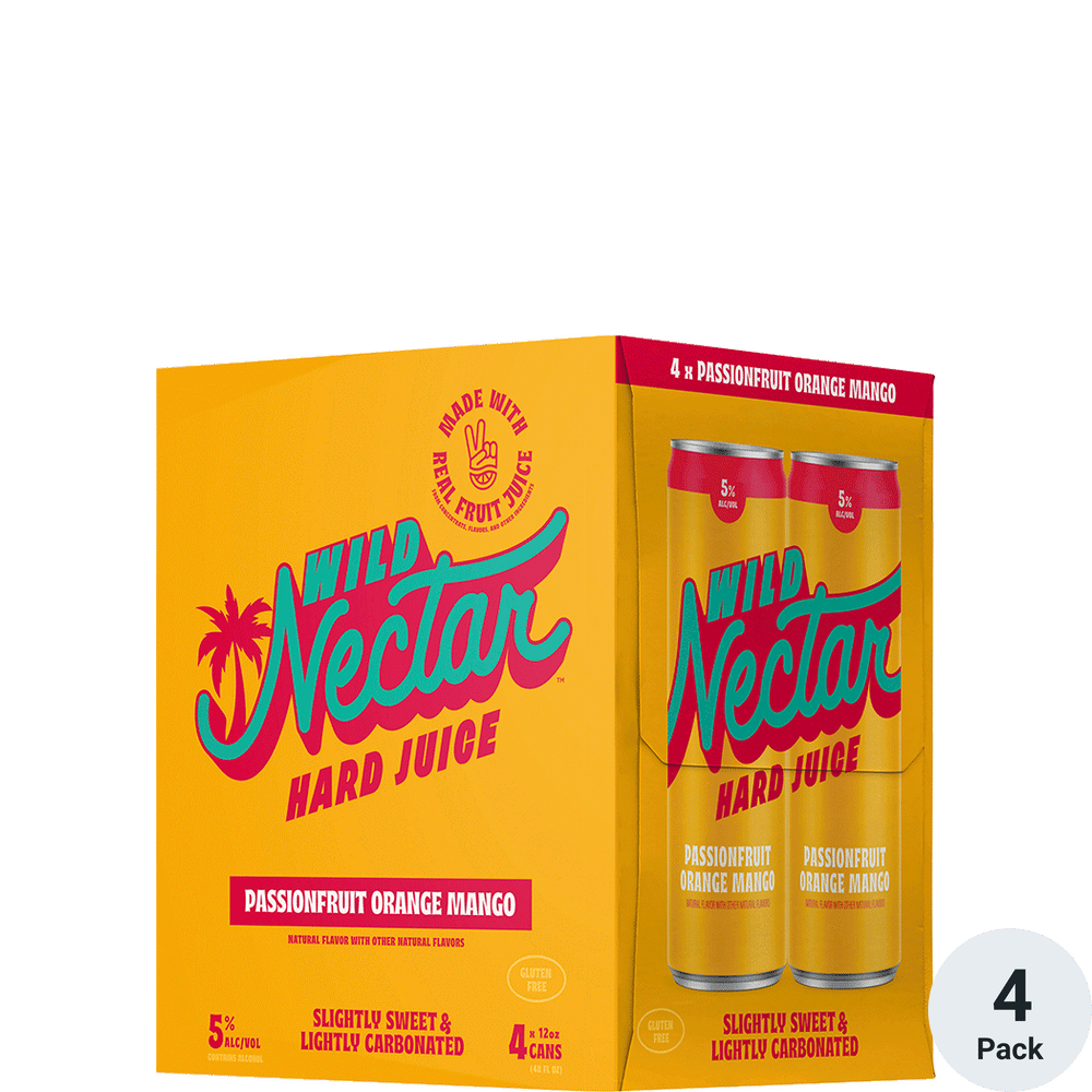 Wild Nectar Hard Juice Passionfruit Orange Mango | Total Wine & More