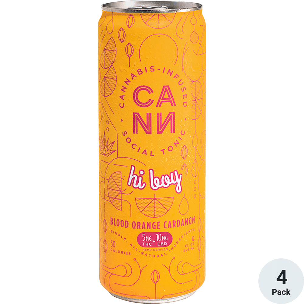 CANN Hi Boy THC 5mg Blood Orange Cardamom | Total Wine & More