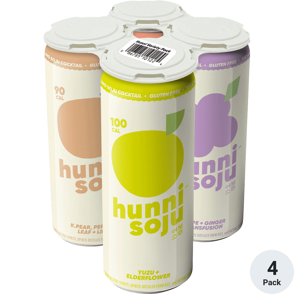 DNU Hunni Sparkling Soju Variety Pack | Total Wine & More