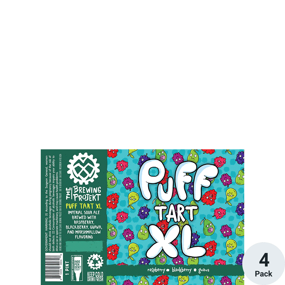 The Brewing Projekt Puff XL Raspberry Blackberry Guava | Total Wine & More