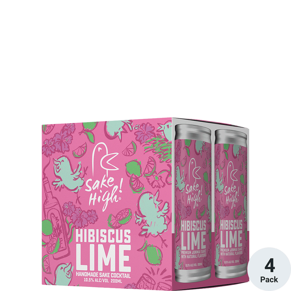 Sake High! Hibiscus Lime Sake Cocktail | Total Wine & More