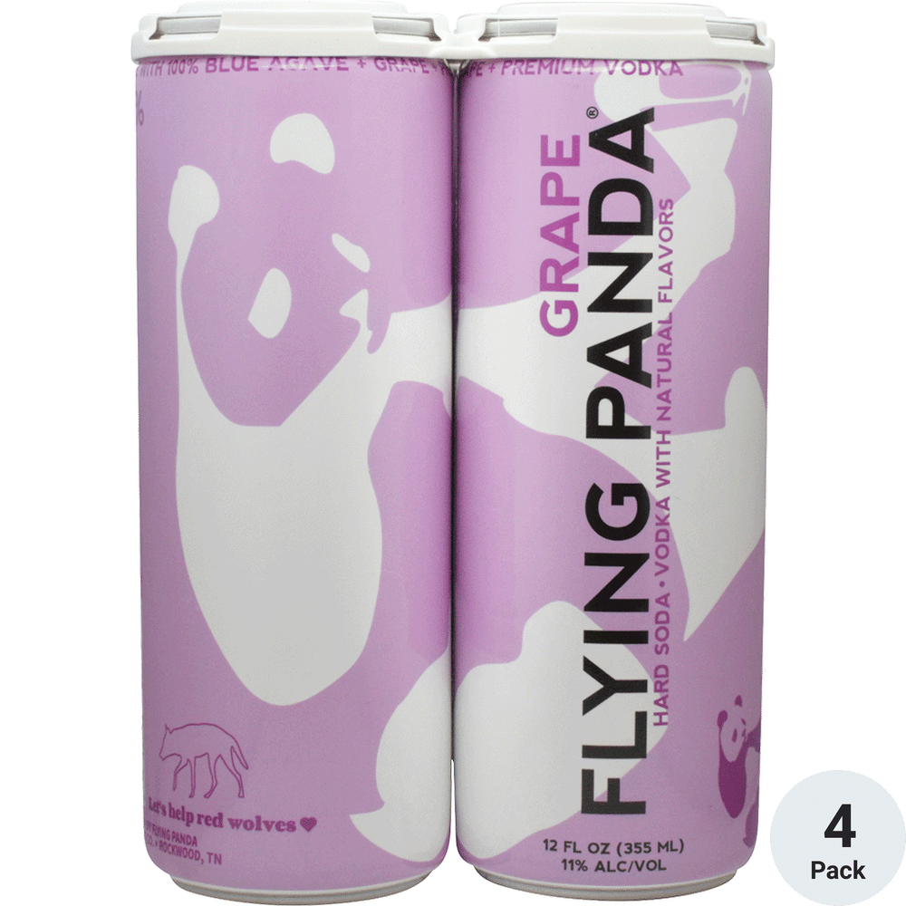 Flying Panda Grape Vodka Hard Soda | Total Wine & More