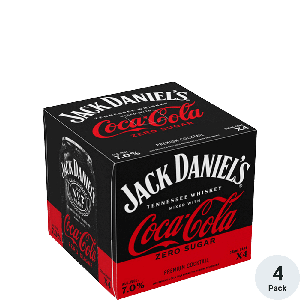 Jack Daniels & Coca-Cola Zero Sugar | Total Wine & More