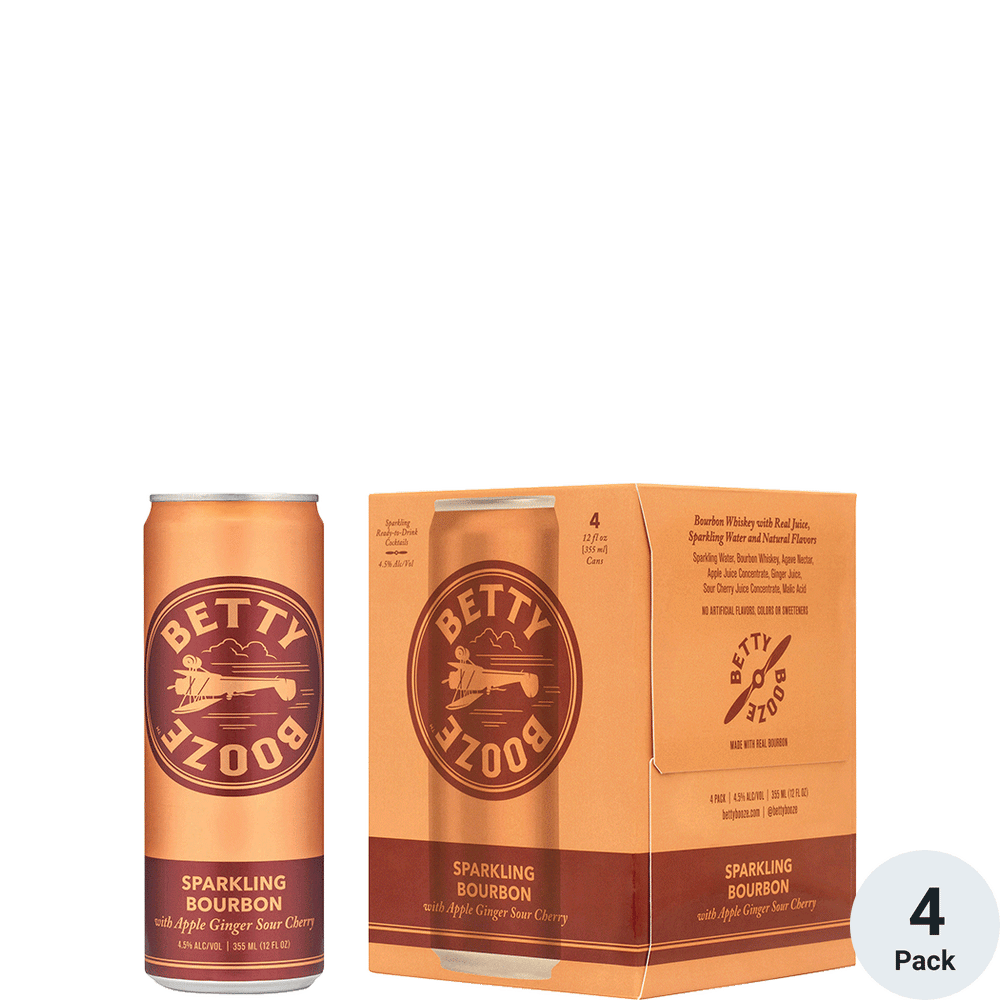 Betty Booze Sparkling Bourbon With Apple Ginger Sour Cherry | Total ...
