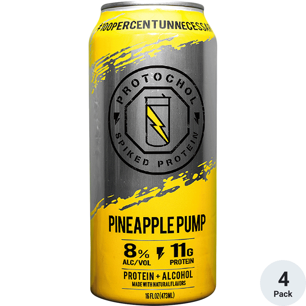 Protochol Pineapple Pump Spiked Protein Drink | Total Wine & More