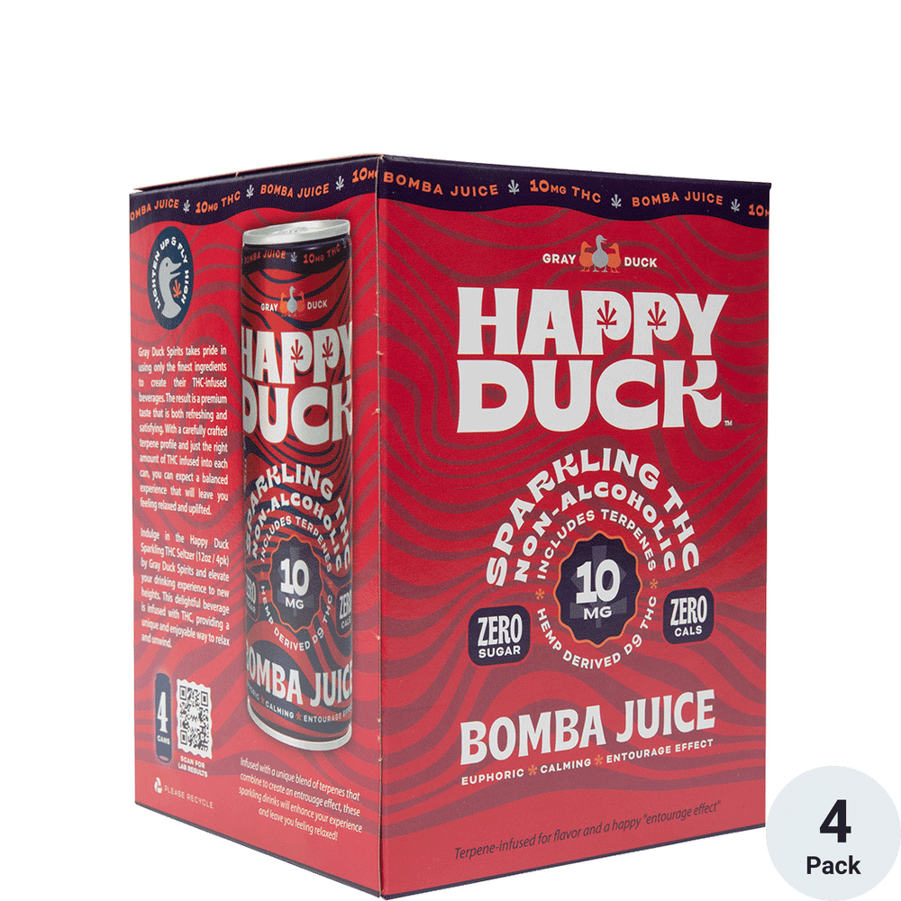 Happy Duck THC 10mg Bomba Juice | Total Wine & More