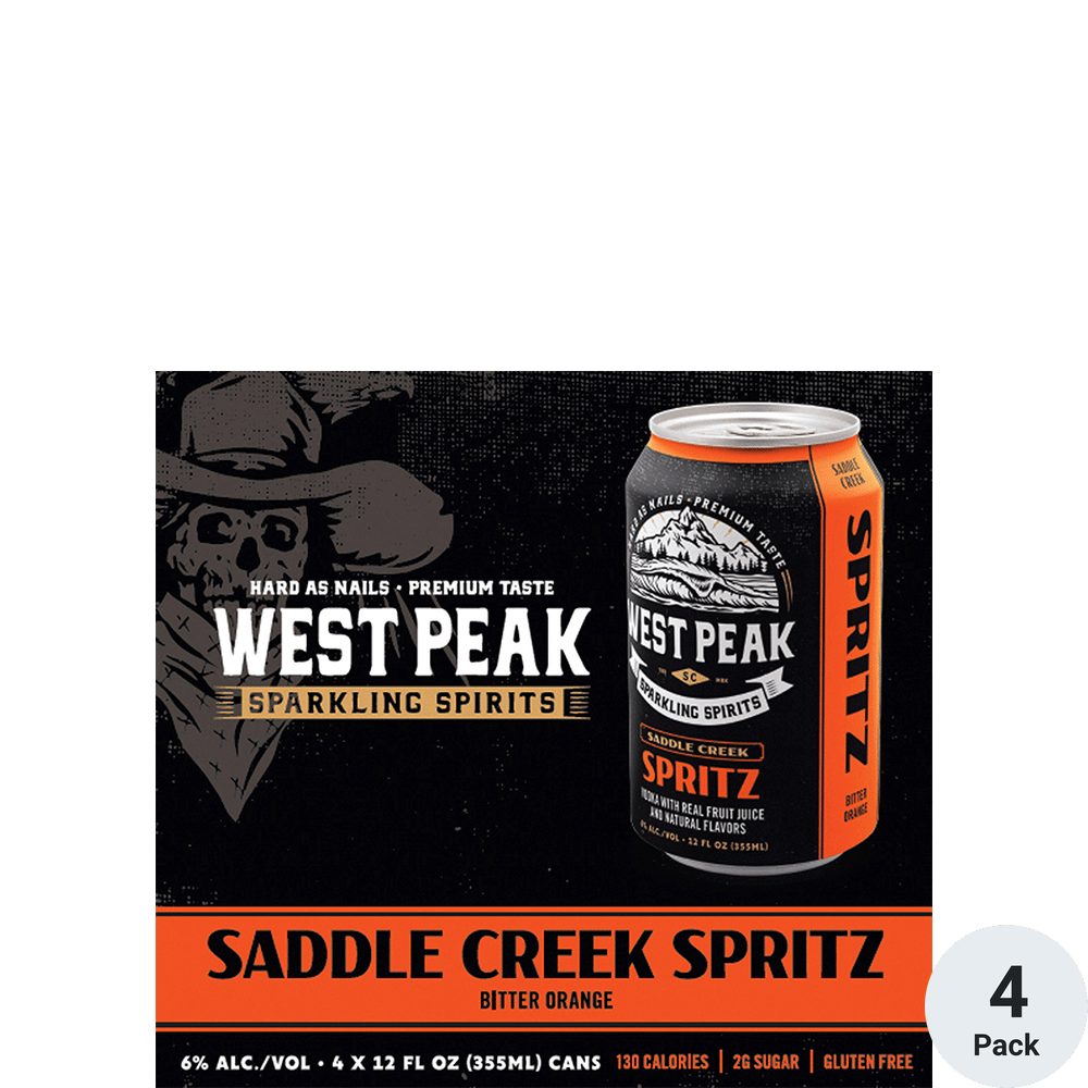 West Peak Saddle Creek Spritz | Total Wine & More - 4pk-12oz Cans