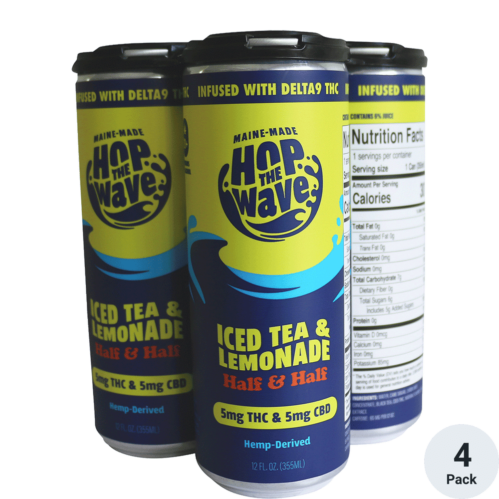 Hop the Wave THC 5mg Half and Half | Total Wine & More