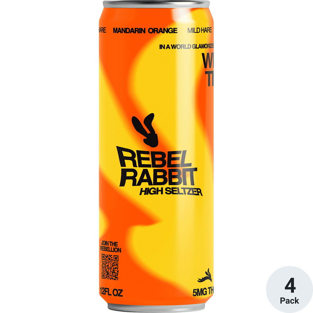 Rebel Rabbit THC 5mg Mandarin Orange | Total Wine & More