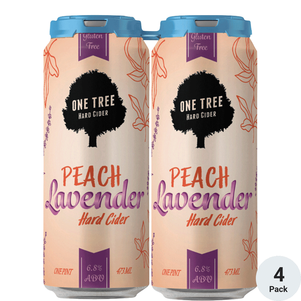 One Tree Peach Lavender Hard Cider | Total Wine & More