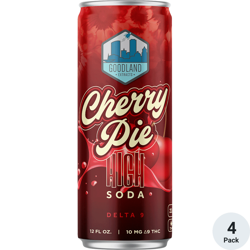 Goodland THC 10mg Cherry Pie High Soda | Total Wine & More