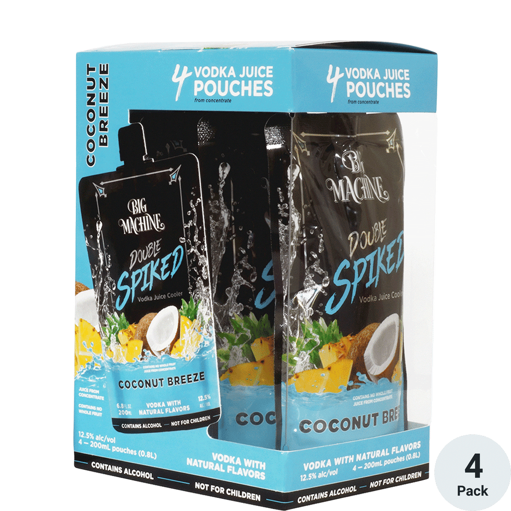 Big Machine Double Spiked Coconut Breeze Vodka Cocktail | Total Wine & More