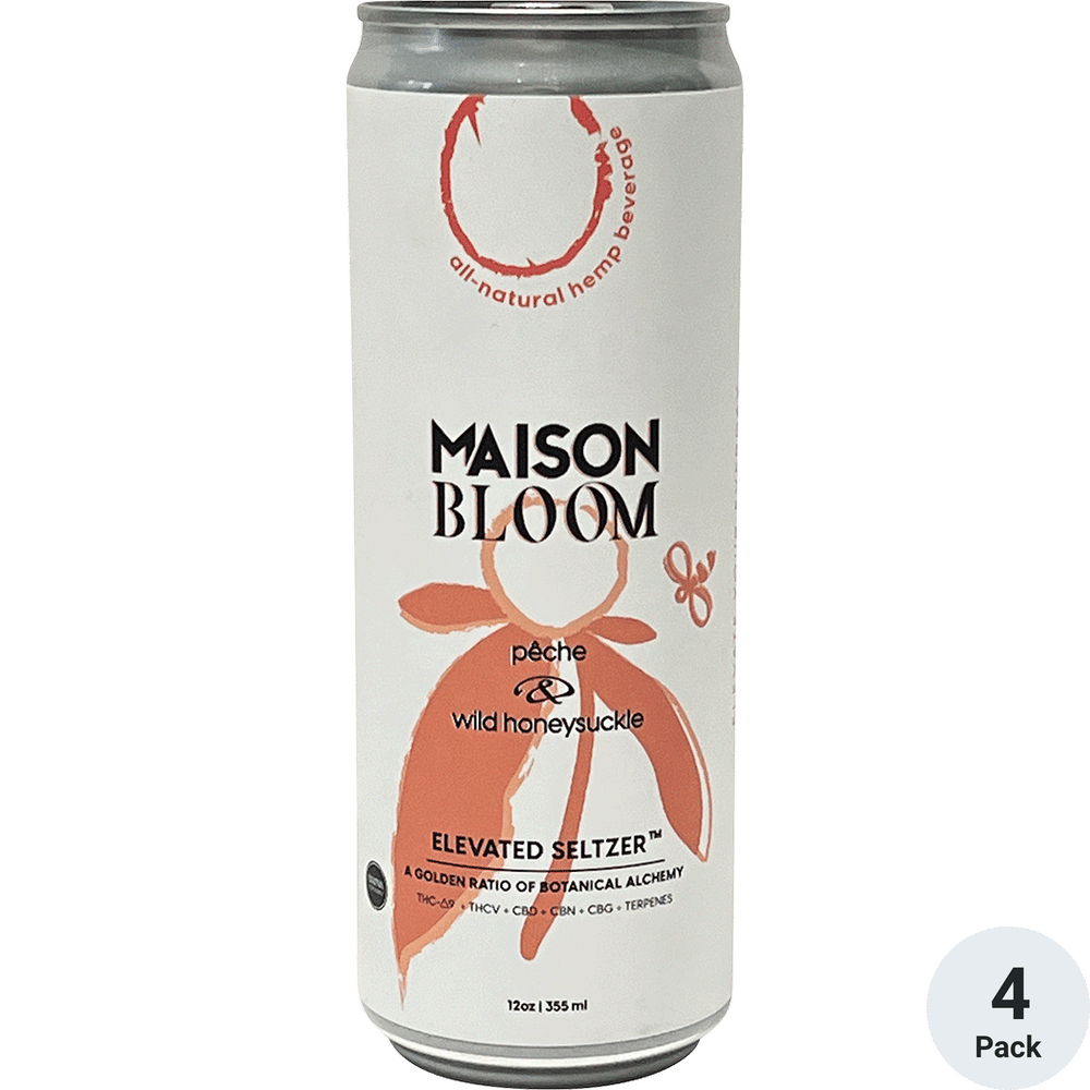 Maison Bloom THC 5mg Peach Honeysuckle | Total Wine & More