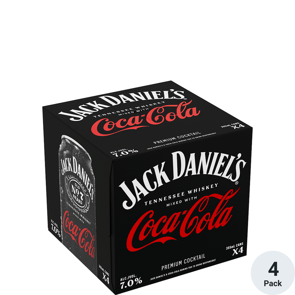 Jack Daniels & Coca-Cola Canned Cocktail | Total Wine & More
