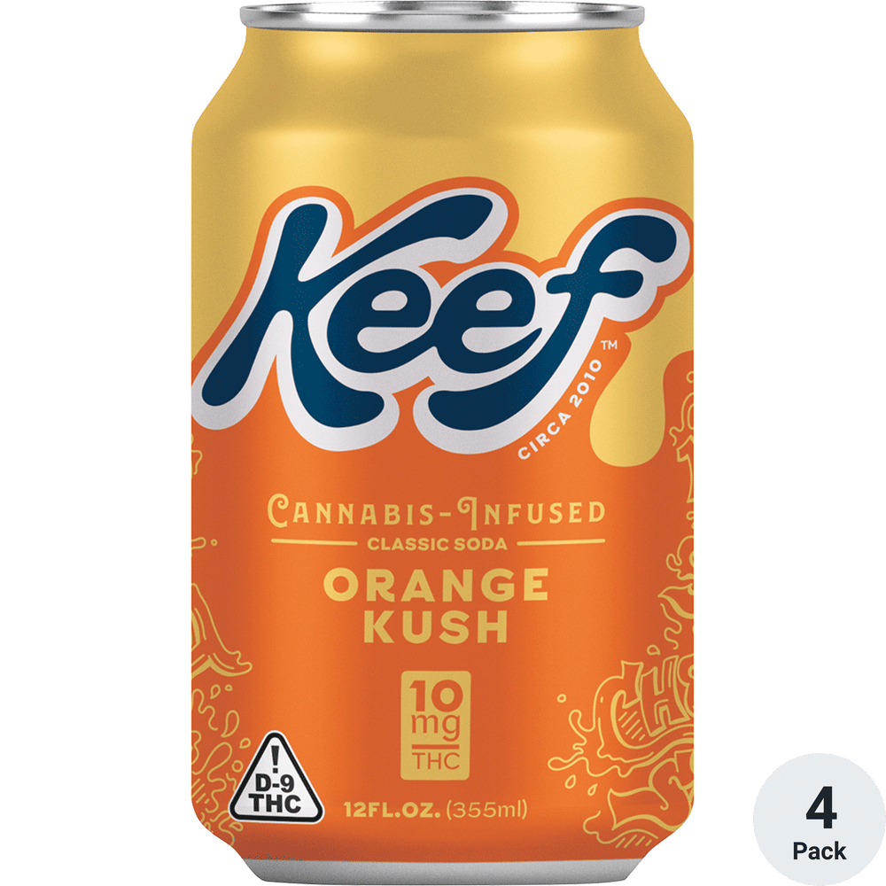 Keef THC 10mg Classic Soda Orange Kush | Total Wine & More