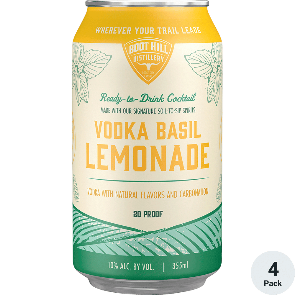 Boot Hill Vodka Basil Lemonade | Total Wine & More