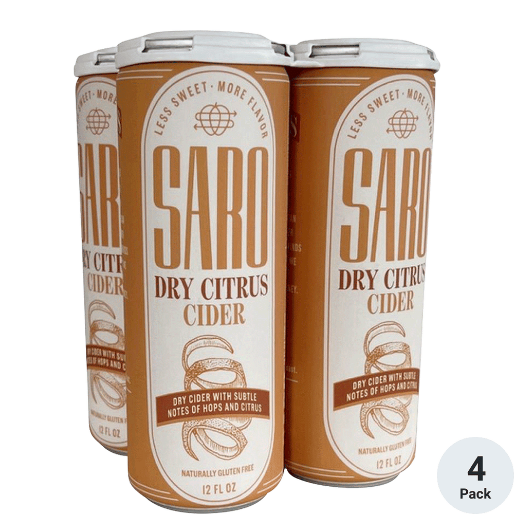 SARO Dry Citrus Cider | Total Wine & More SARO Dry Citrus Cider | Total Wine & More