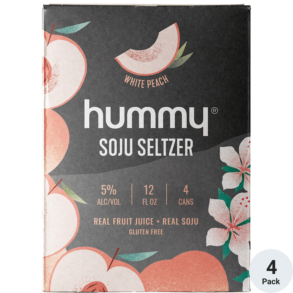 Hummy Soju Seltzer White Peach | Total Wine & More