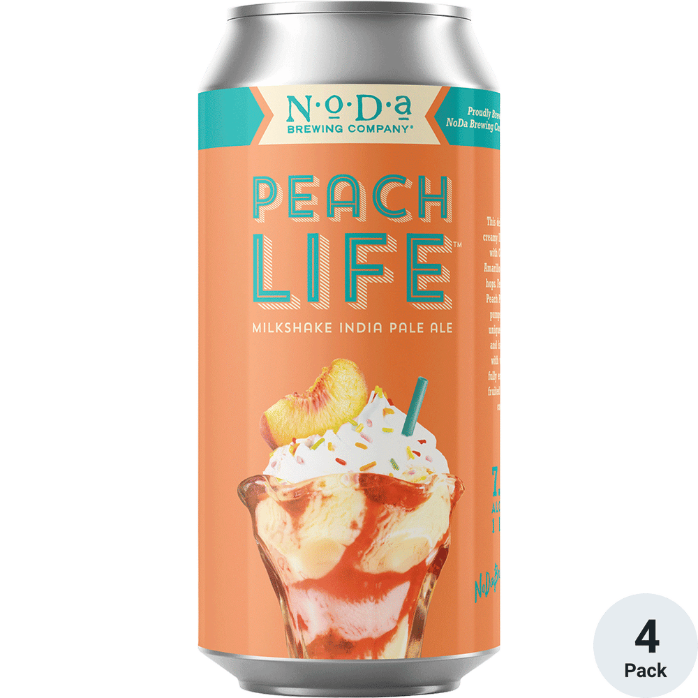 NoDa Peach Life Milkshake IPA | Total Wine & More