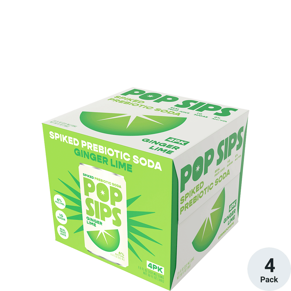 Pop Sips Ginger Lime | Total Wine & More