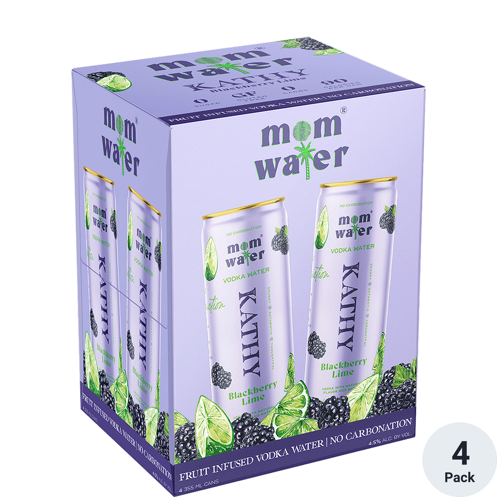 Mom Water Blackberry Lime Kathy | Total Wine & More