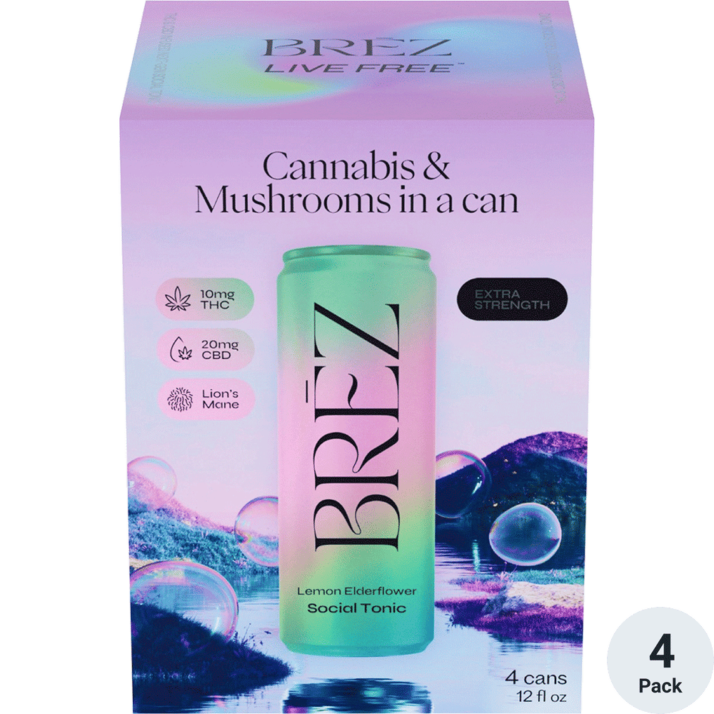 Brez THC 10mg Lemon Elderflower | Total Wine & More