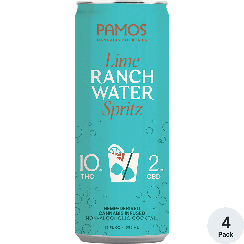 Pamos THC 10mg Spritz Ranch Water | Total Wine & More