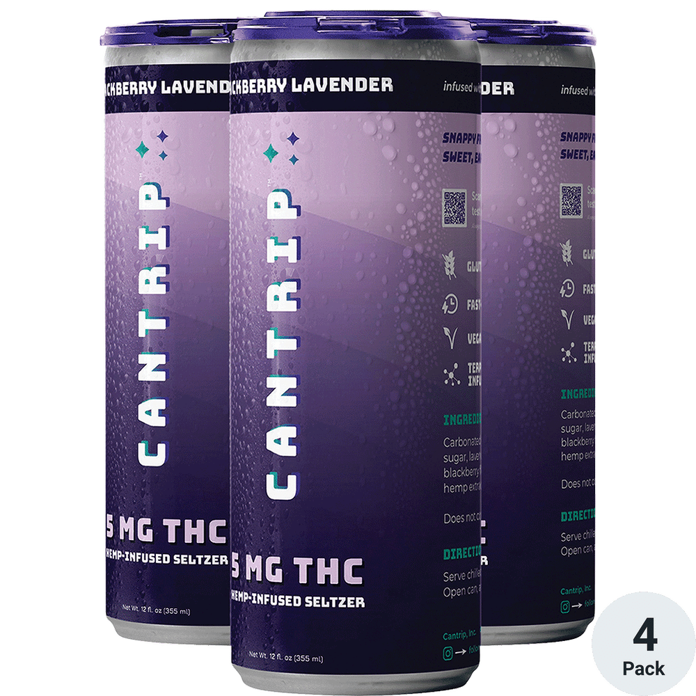 Cantrip THC 5mg Blackberry Lavender | Total Wine & More