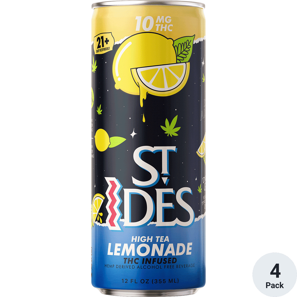 St Ides THC 10mg High Tea Lemonade | Total Wine & More