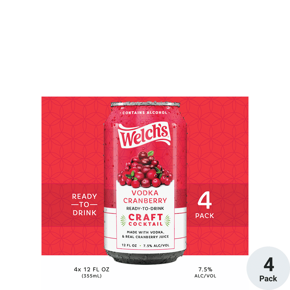 Welch's Craft Cocktails Vodka Cranberry | Total Wine & More