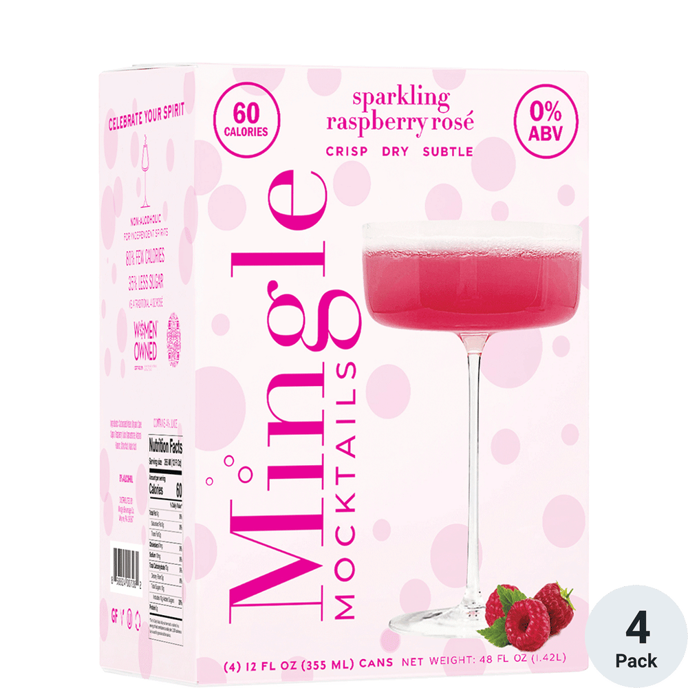 Mingle Non-Alcoholic Sparkling Raspberry Rose | Total Wine & More