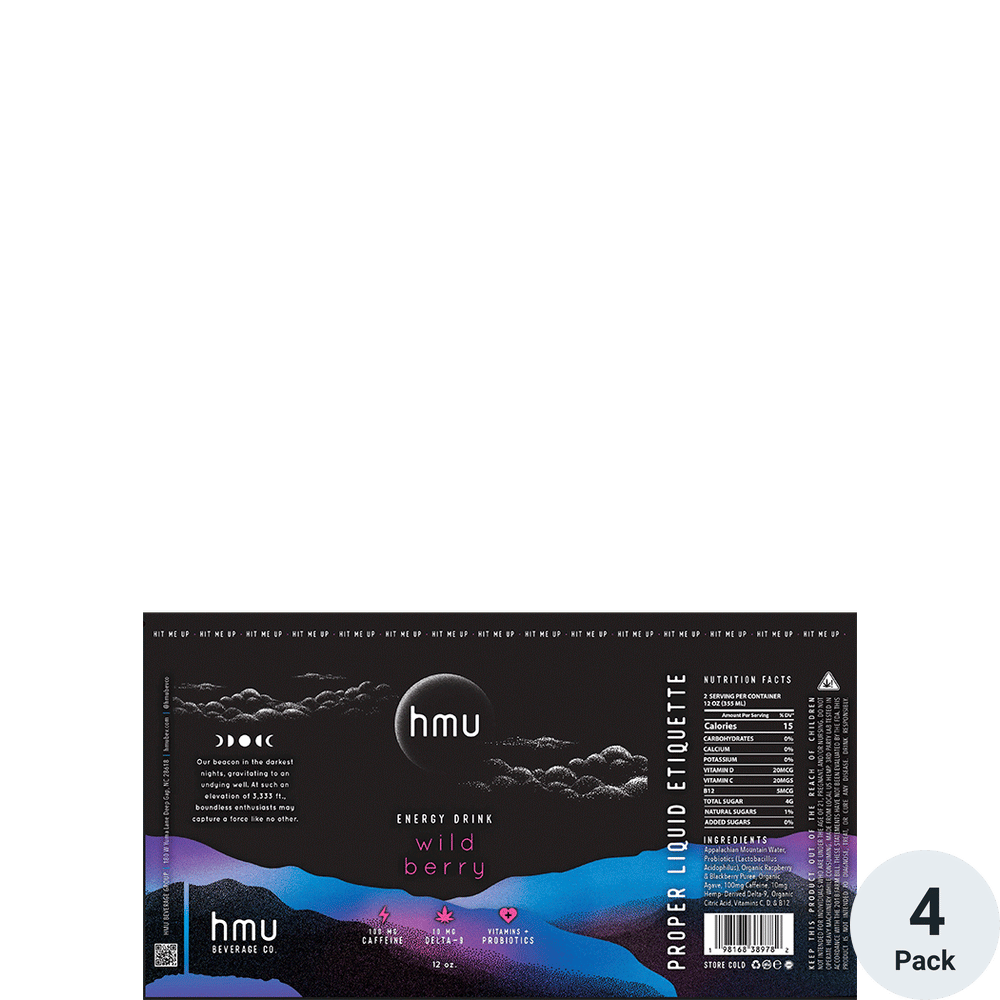 HMU THC 10mg Wild Berry | Total Wine & More