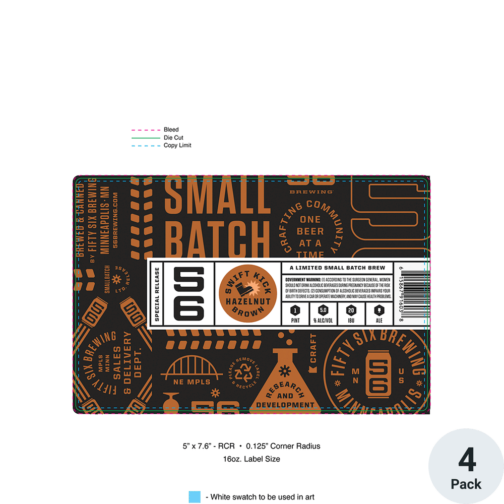 56 Brewing Swift Kick Hazelnut Brown Ale | Total Wine & More