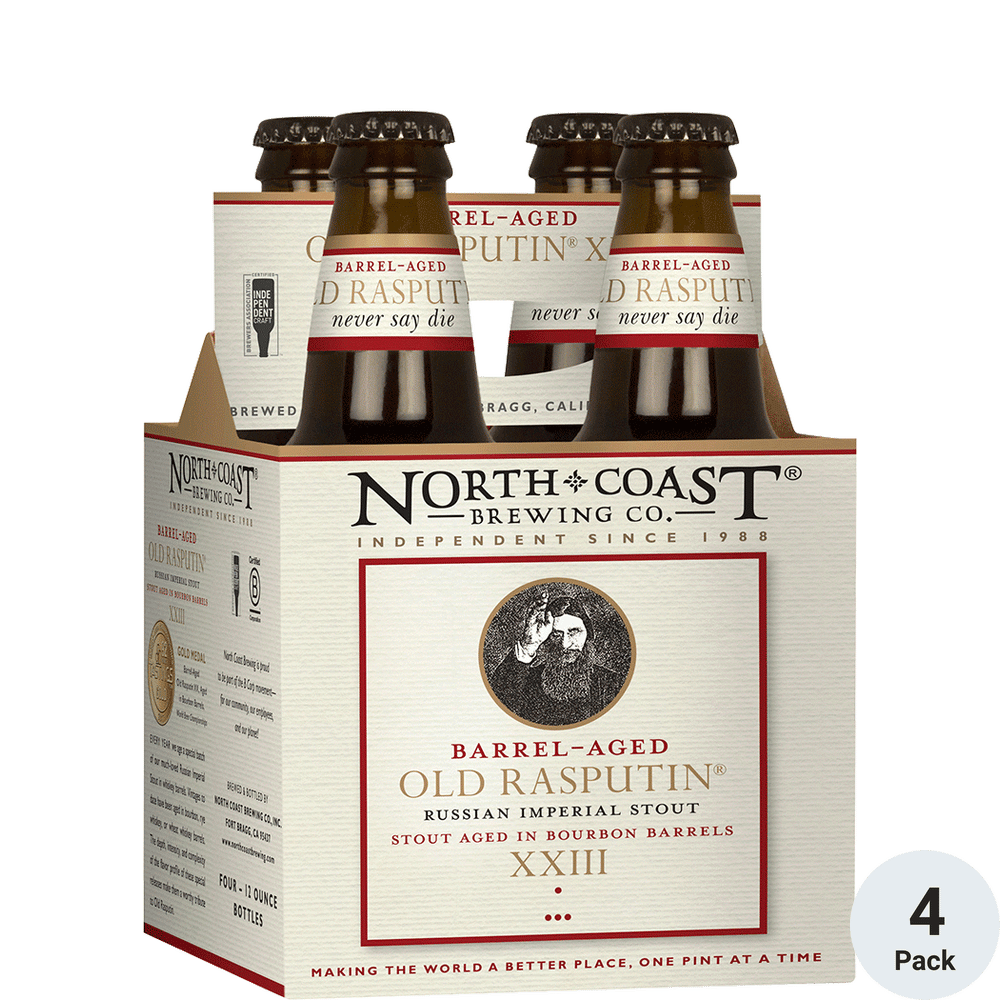 North Coast Bourbon Barrel-Aged Old Rasputin Russian Imperial Stout ...