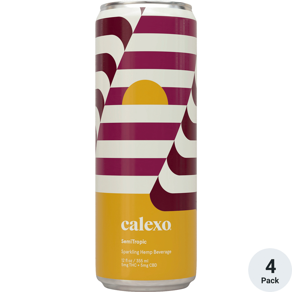 Calexo THC 5mg Semi Tropic | Total Wine & More - 4pk-12oz Cans