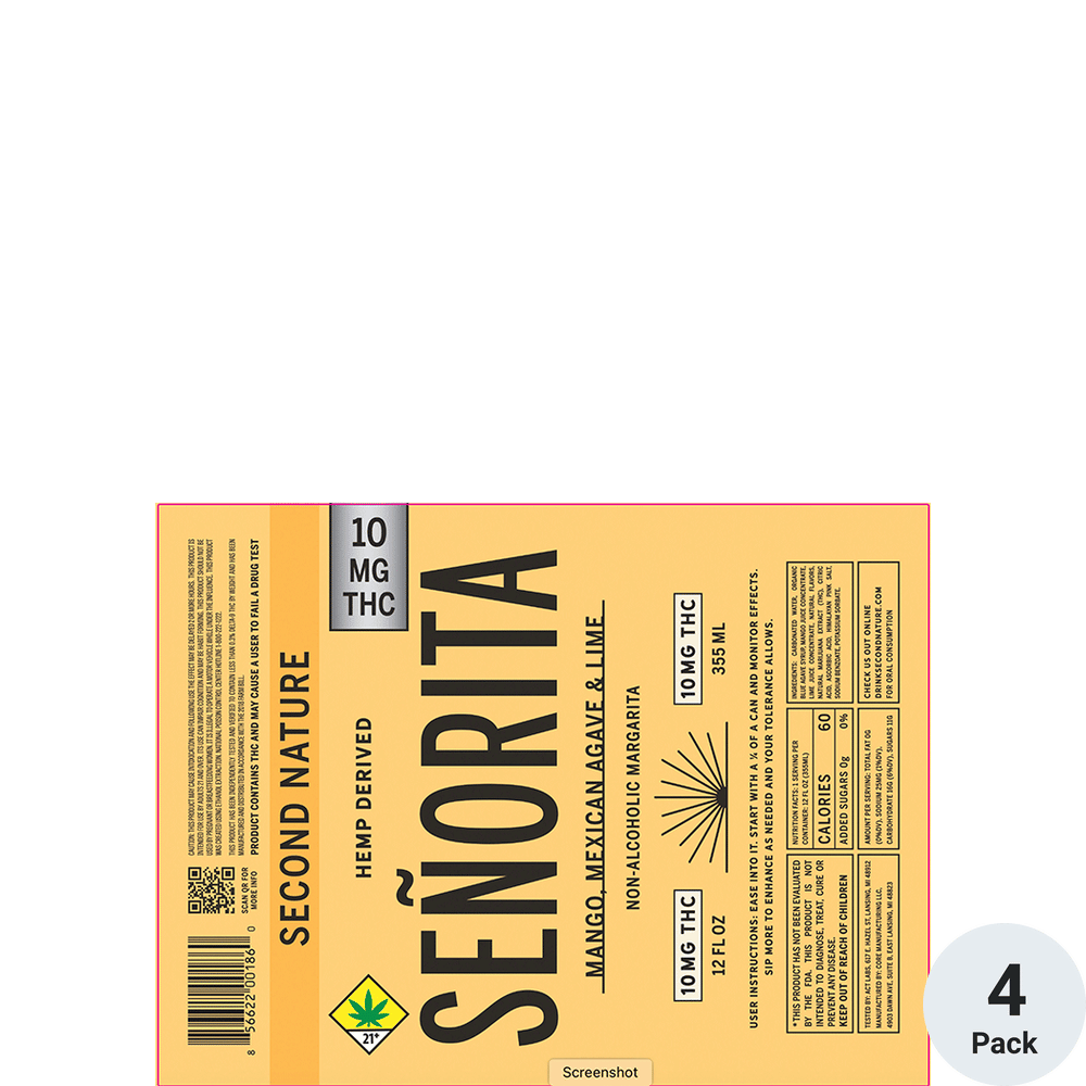Senorita THC 10mg Mango | Total Wine & More