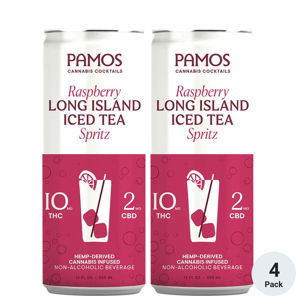 Pamos THC 10mg Raspberry Long Island Iced Tea Spritz | Total Wine & More