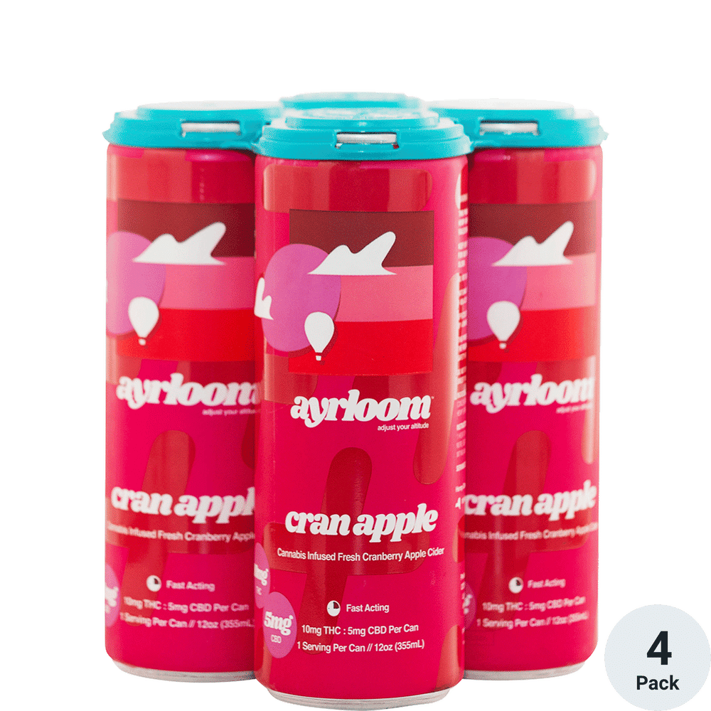 Ayrloom THC 10mg Cran Apple | Total Wine & More